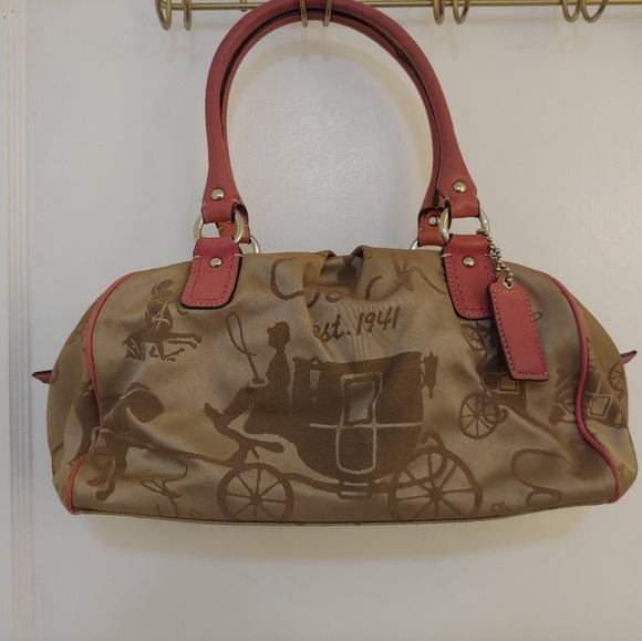 Coach | Bags | Unique And Gorgeous Printed Coach Bag | Poshmark